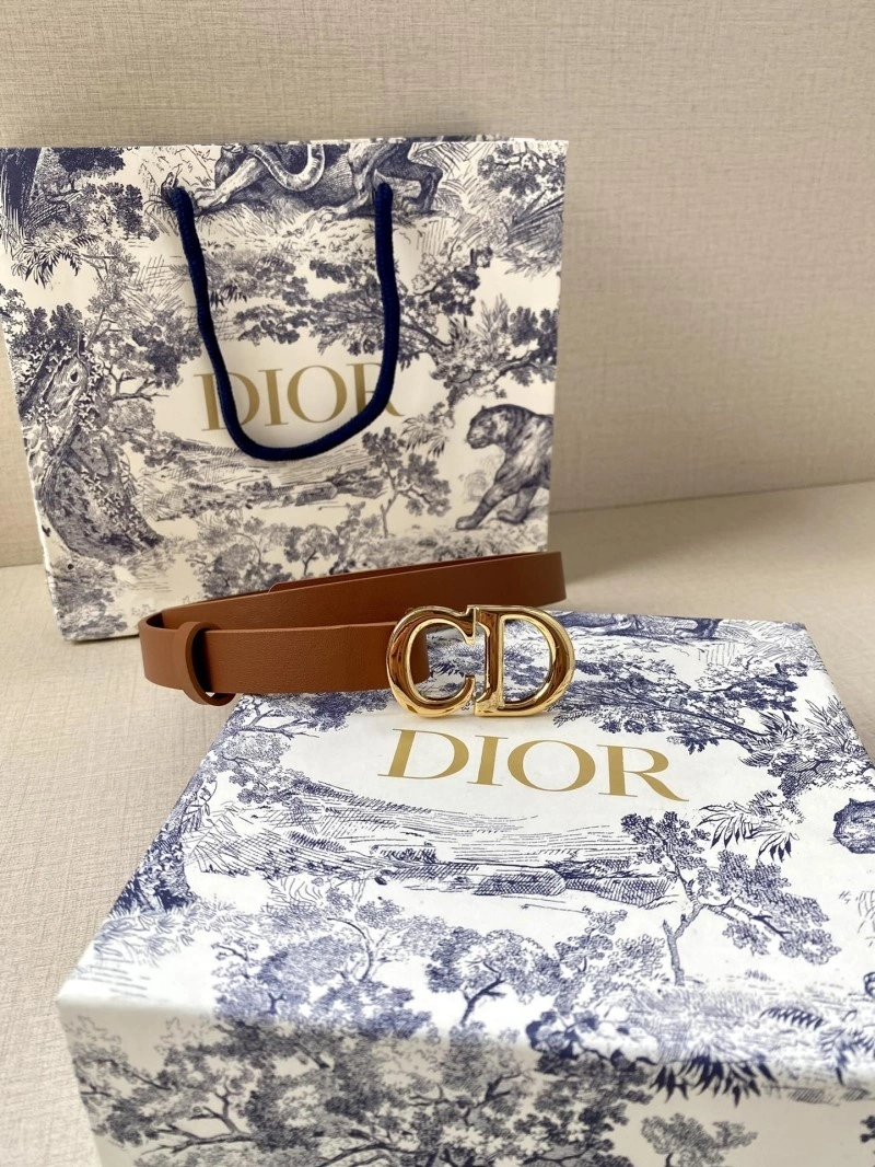 Brand-authenticated Christian Dior Belts