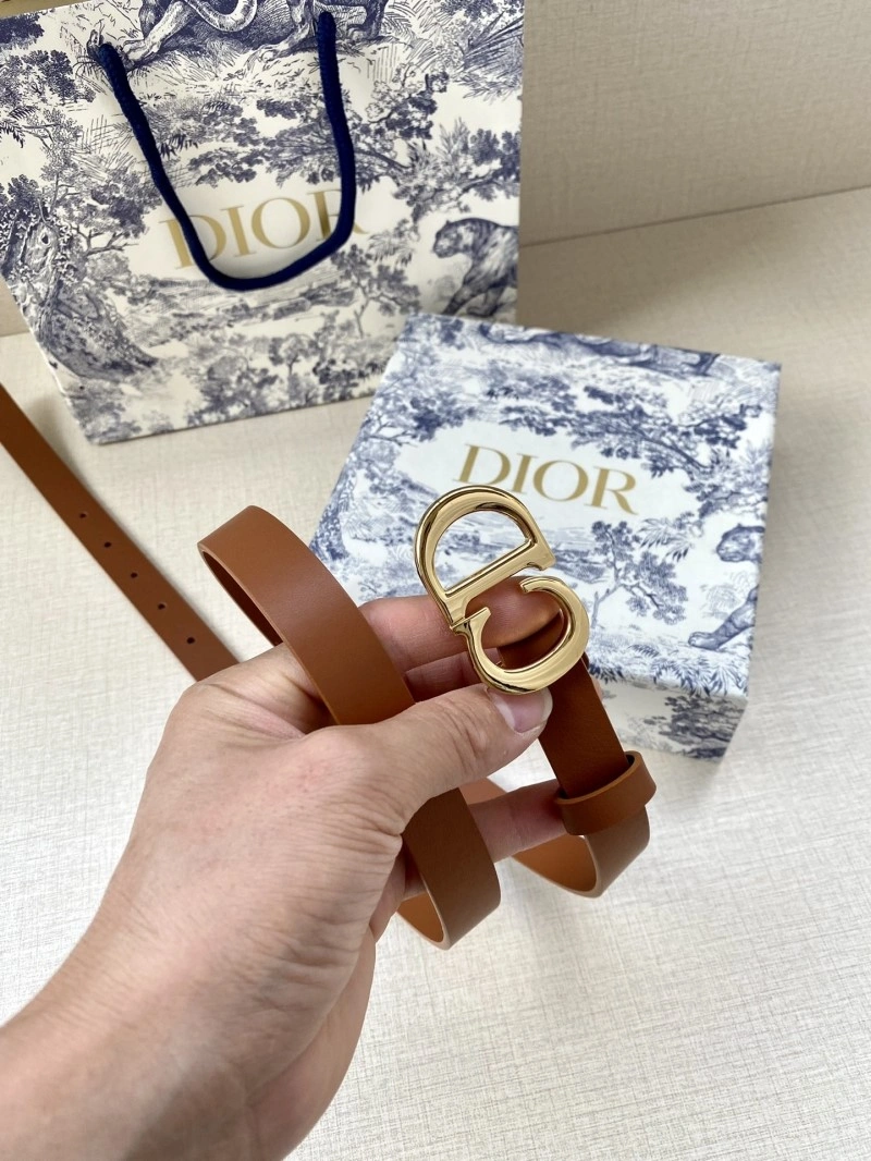 Brand-authenticated Christian Dior Belts