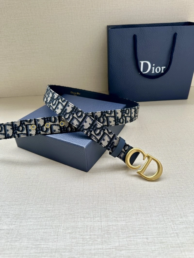 Accurate model Christian Dior Belts