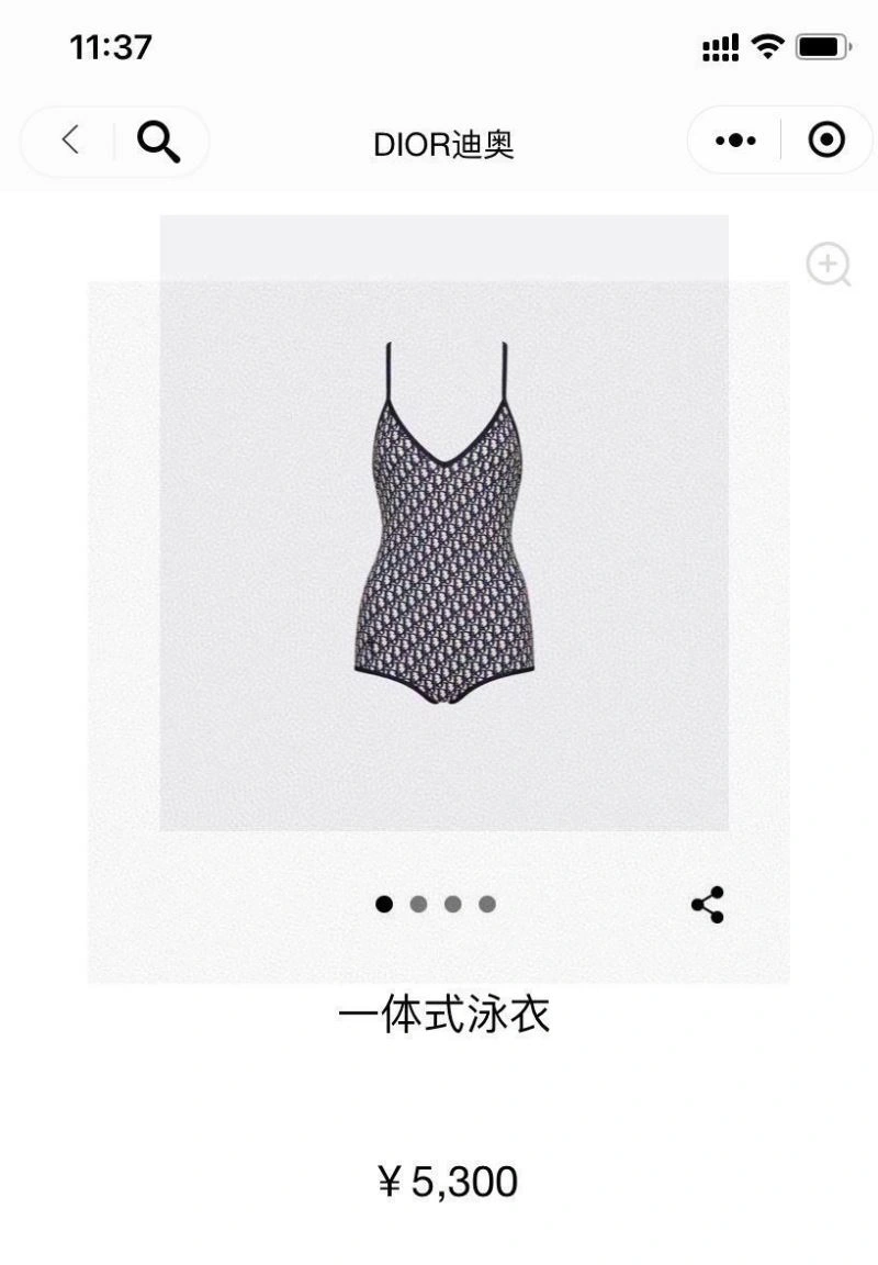 Low-cost Christian Dior Bikins