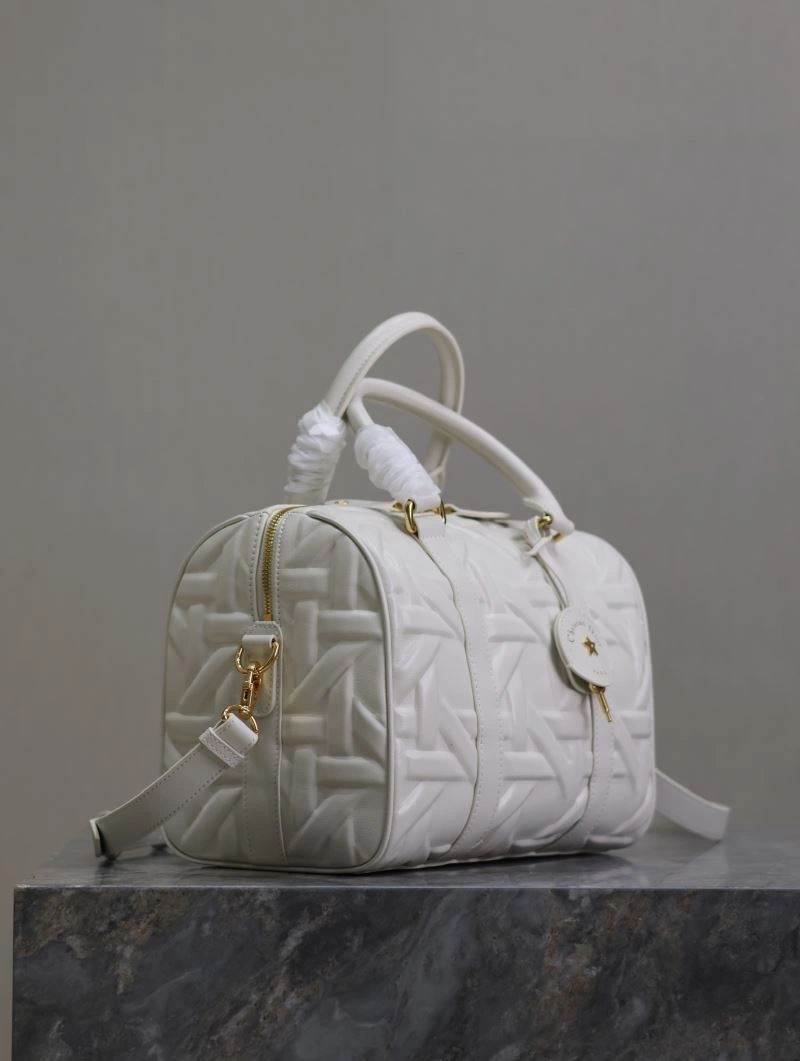 Brand-authenticated Christian Dior Boston Bags