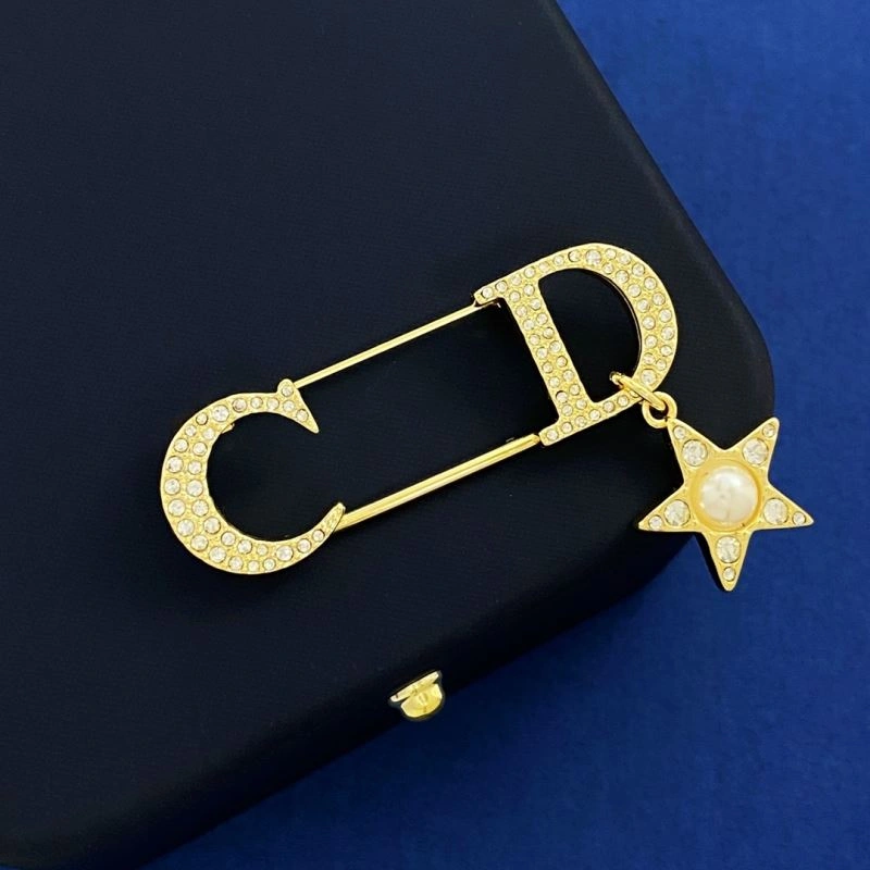 Indistinguishable Christian Dior Brooches