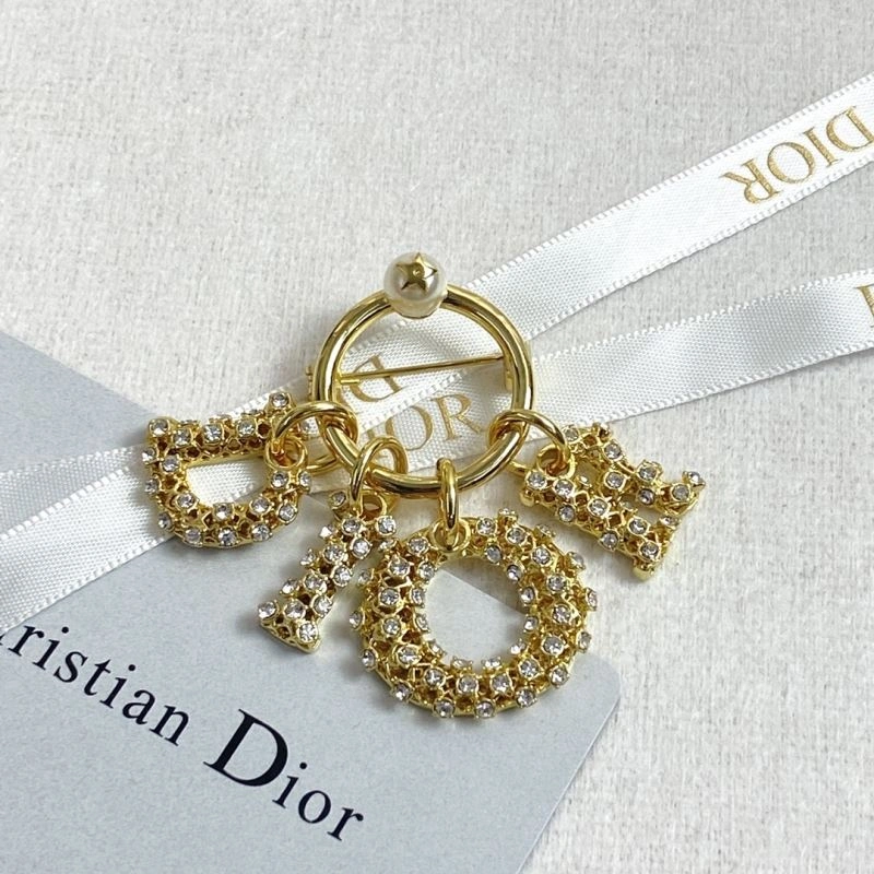 Brand-authenticated Christian Dior Brooches