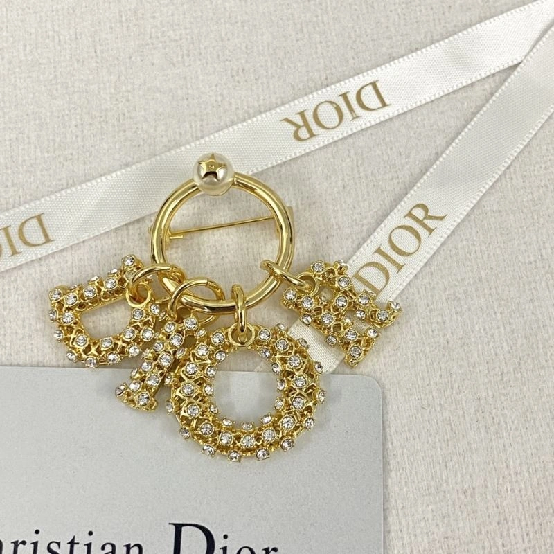 Brand-authenticated Christian Dior Brooches