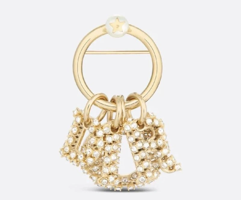 Brand-authenticated Christian Dior Brooches