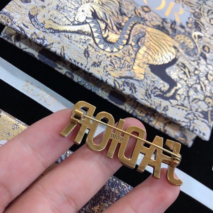 Top mirror Christian Dior Brooches