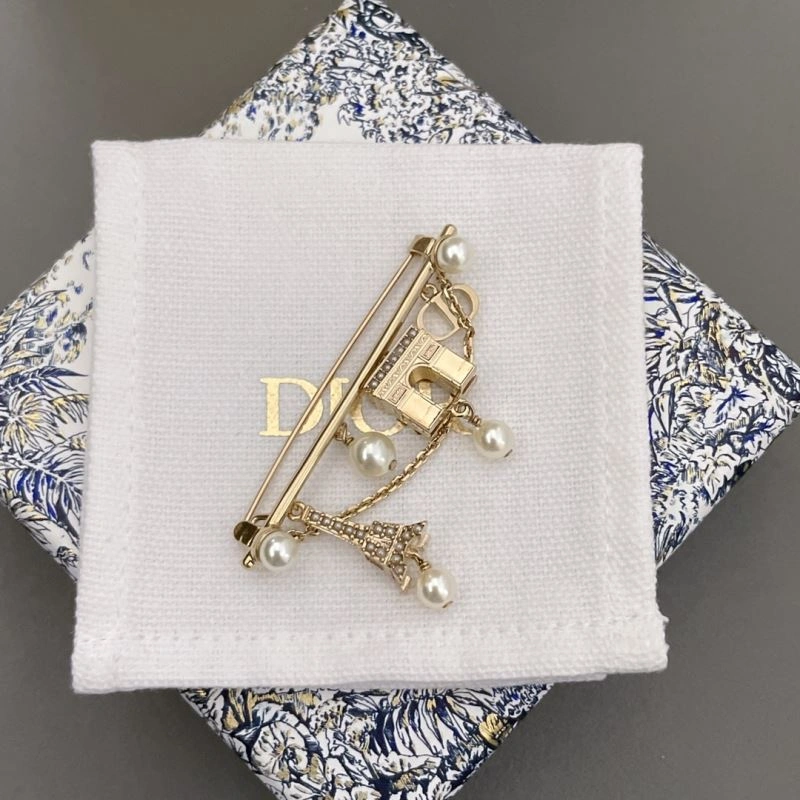 Indistinguishable Christian Dior Brooches
