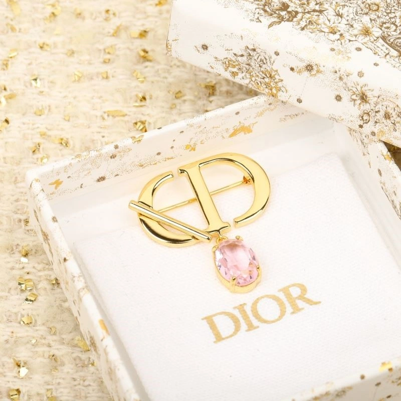 Indistinguishable Christian Dior Brooches