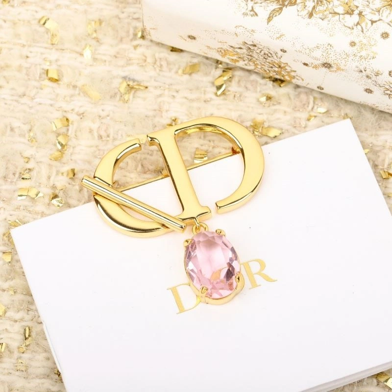 Indistinguishable Christian Dior Brooches