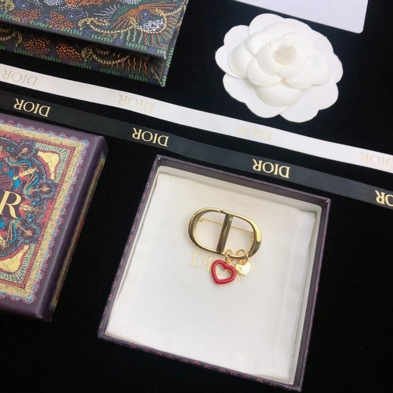 Brand-authenticated Christian Dior Brooches