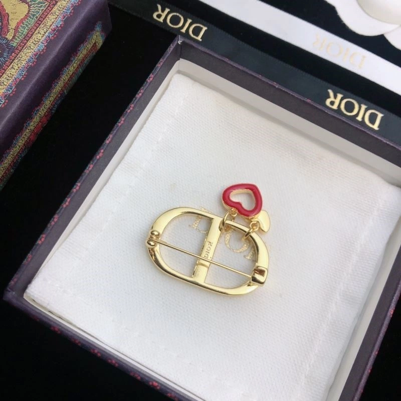 Brand-authenticated Christian Dior Brooches