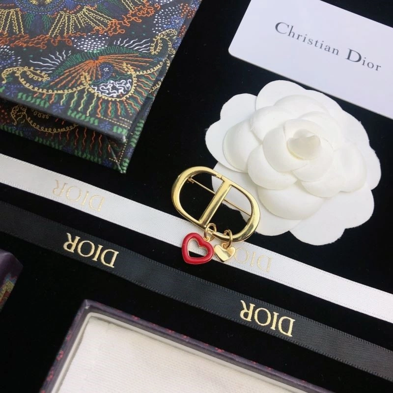 Brand-authenticated Christian Dior Brooches