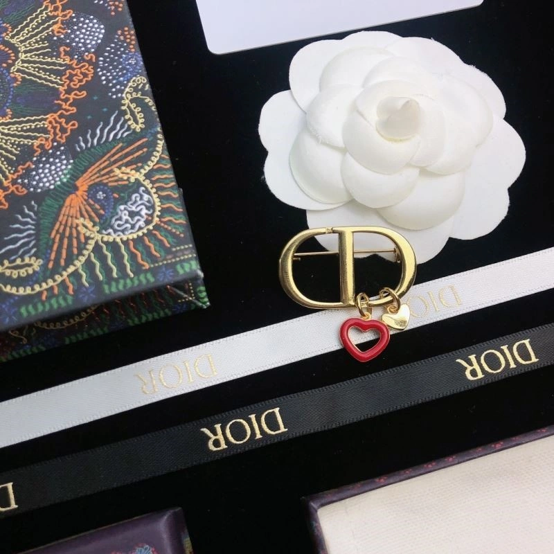 Brand-authenticated Christian Dior Brooches