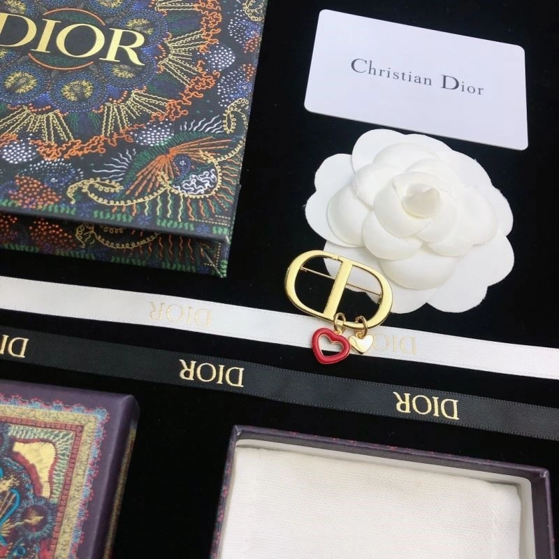 Brand-authenticated Christian Dior Brooches