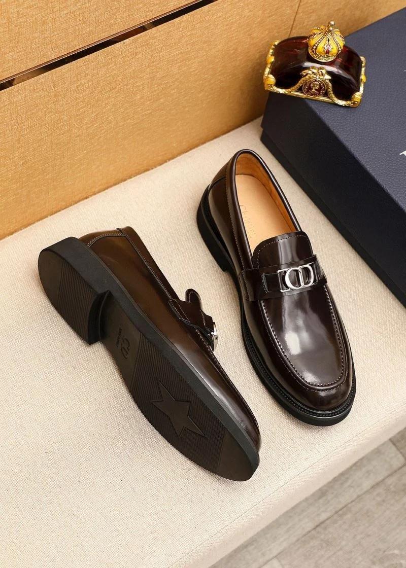 Brand-authenticated Christian Dior Business Shoes