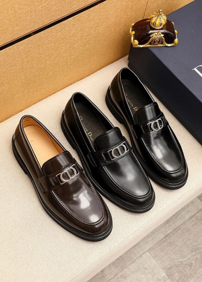 Brand-authenticated Christian Dior Business Shoes