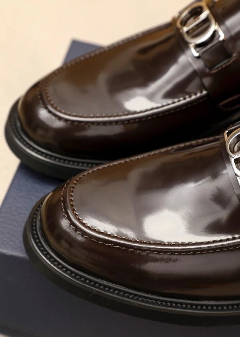 Brand-authenticated Christian Dior Business Shoes