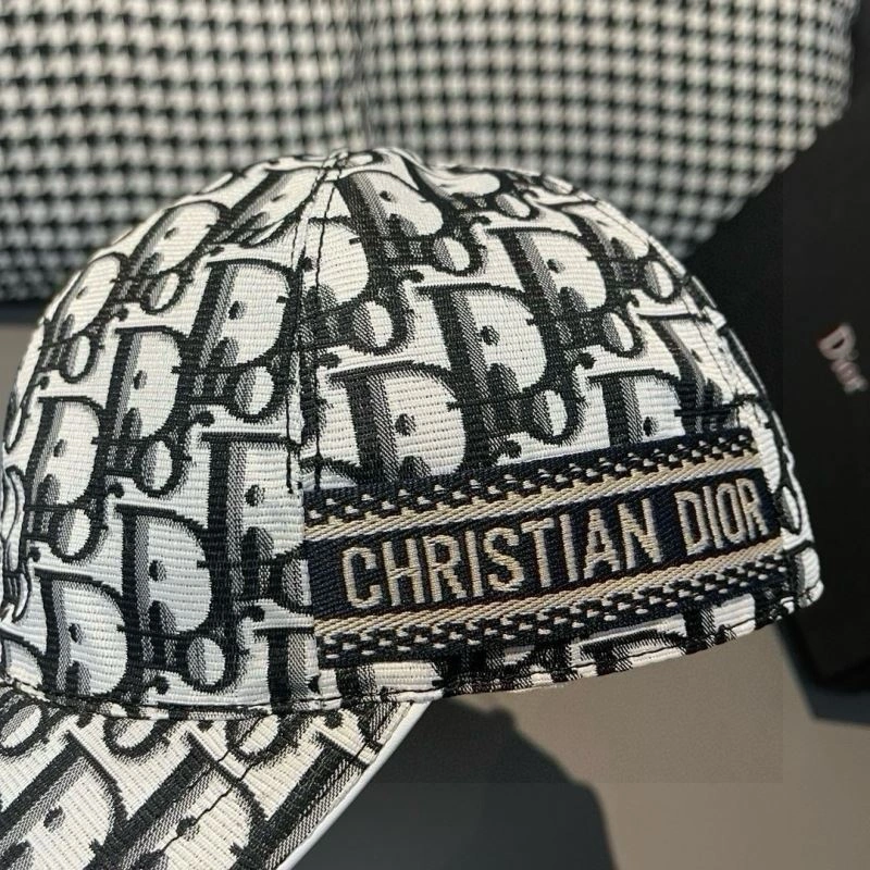 Brand-authenticated Christian Dior Caps