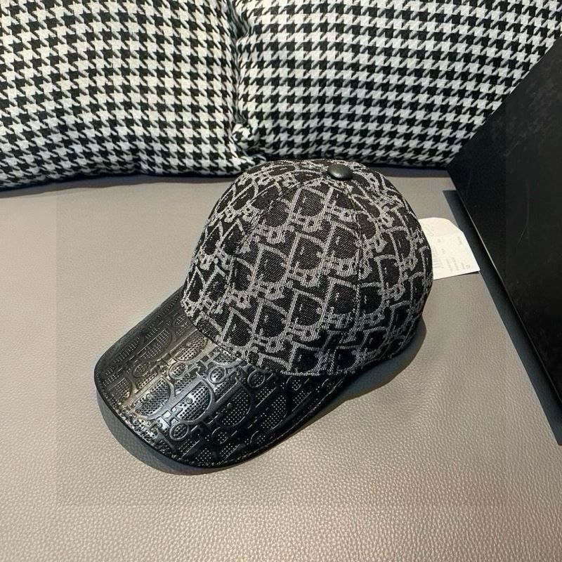 Brand-authenticated Christian Dior Caps