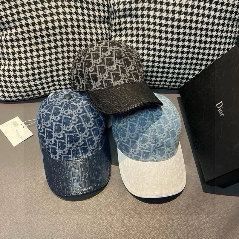 Brand-authenticated Christian Dior Caps