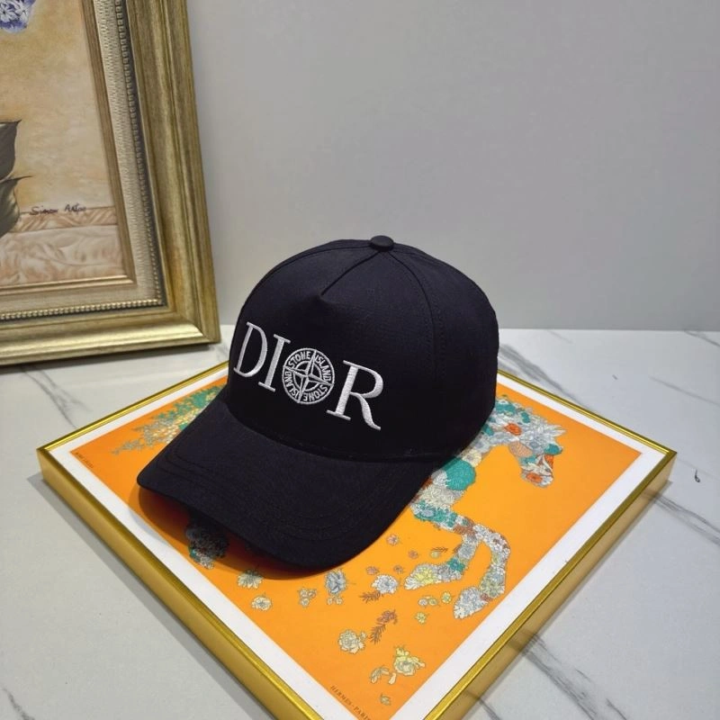 Brand-authenticated Christian Dior Caps