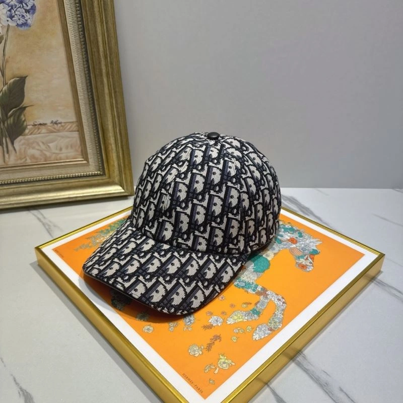 Brand-authenticated Christian Dior Caps