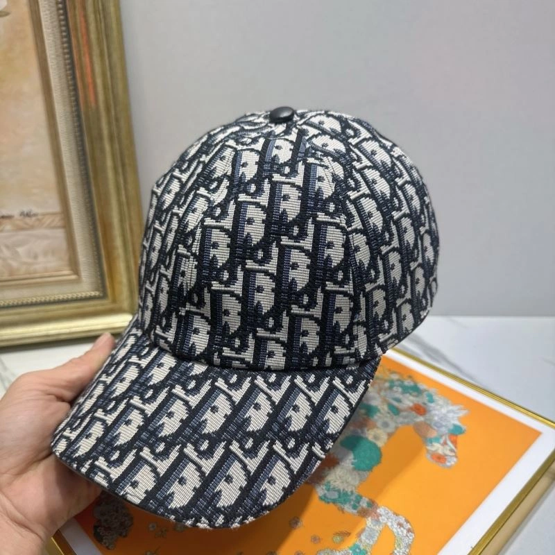 Brand-authenticated Christian Dior Caps