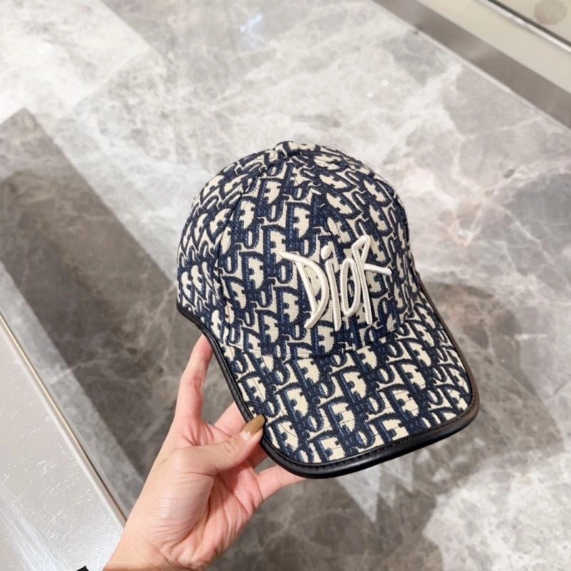 Brand-authenticated Christian Dior Caps