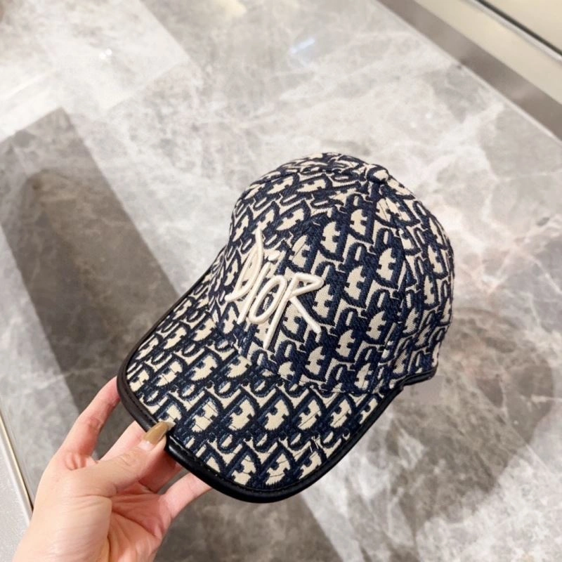Brand-authenticated Christian Dior Caps