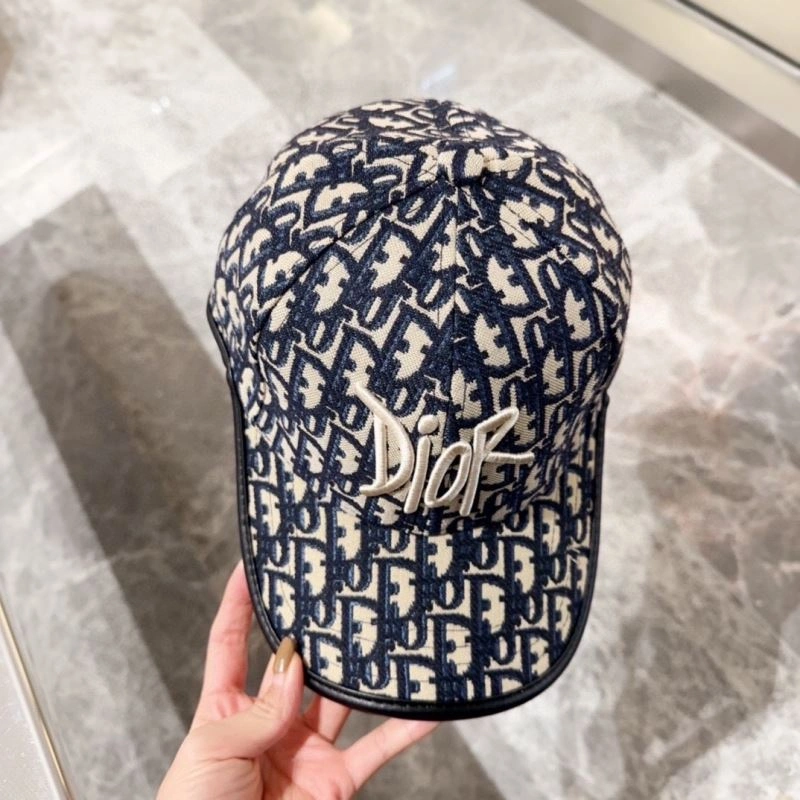 Brand-authenticated Christian Dior Caps