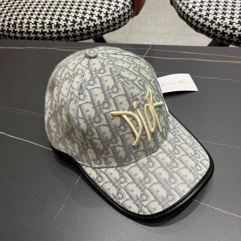 Brand-authenticated Christian Dior Caps