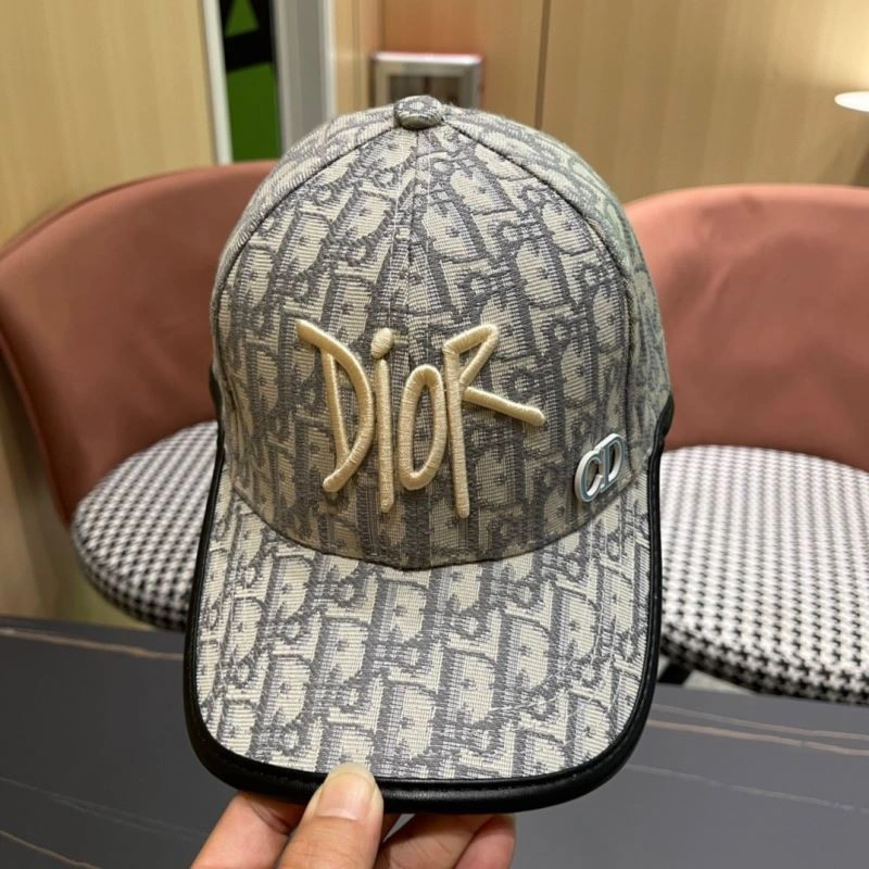 Brand-authenticated Christian Dior Caps