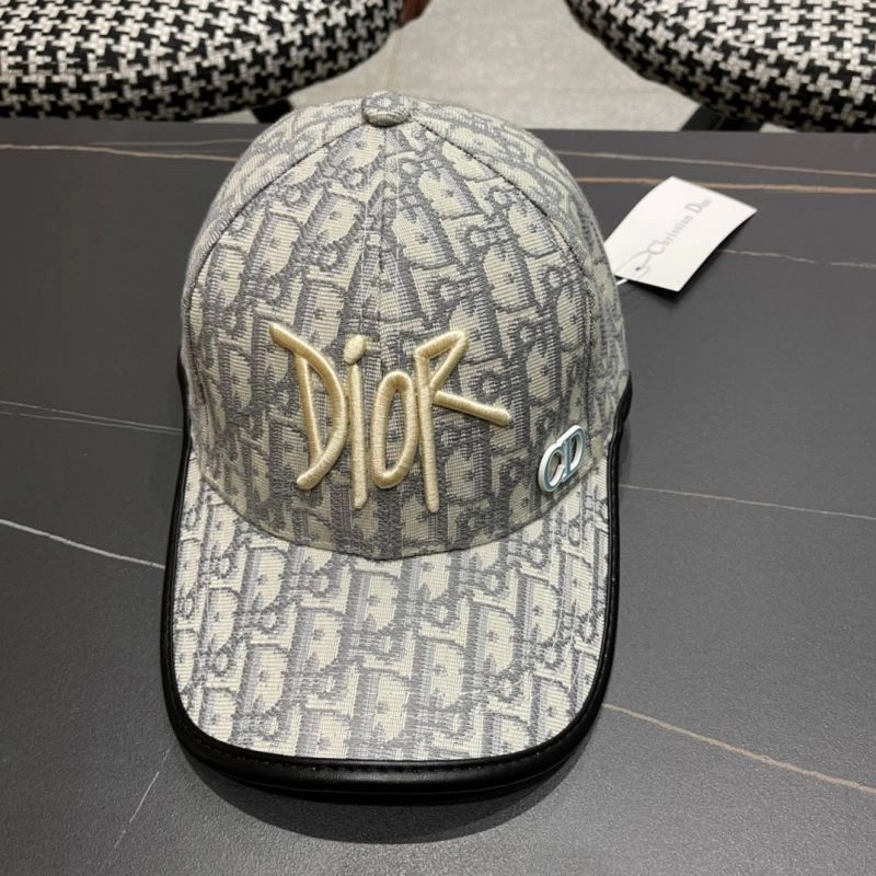 Brand-authenticated Christian Dior Caps