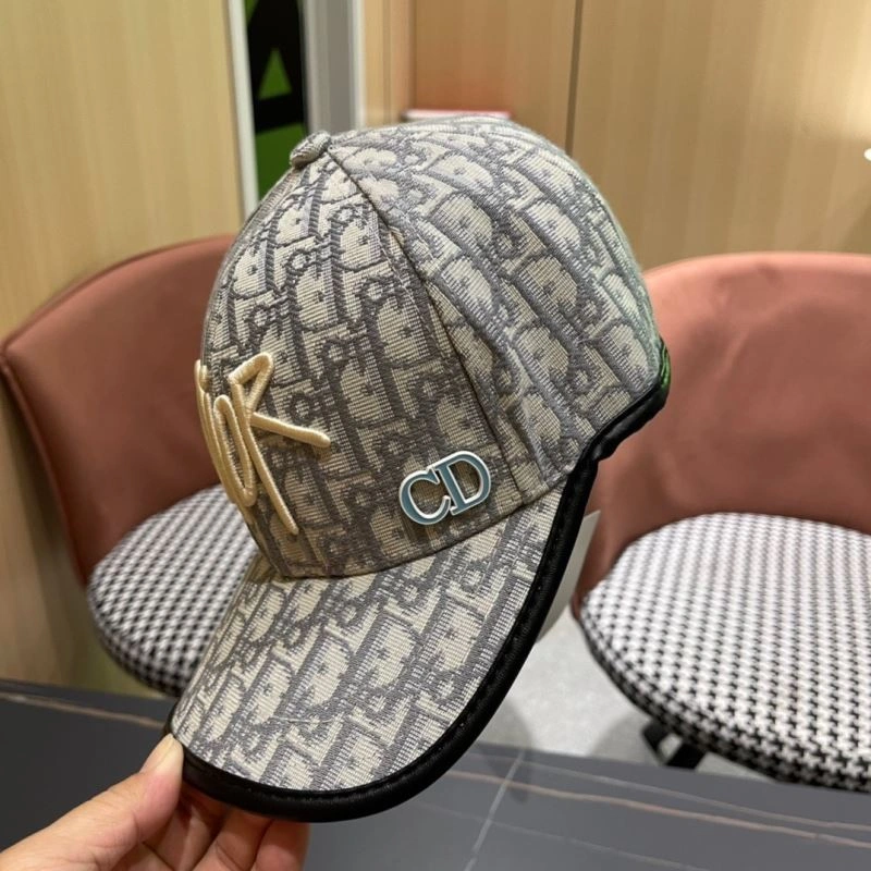 Brand-authenticated Christian Dior Caps
