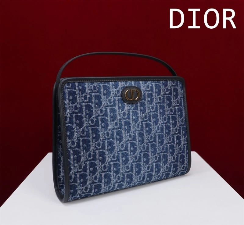 Brand-authenticated Christian Dior Clutch Bags