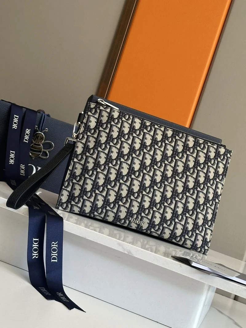 Brand-authenticated Christian Dior Clutch Bags