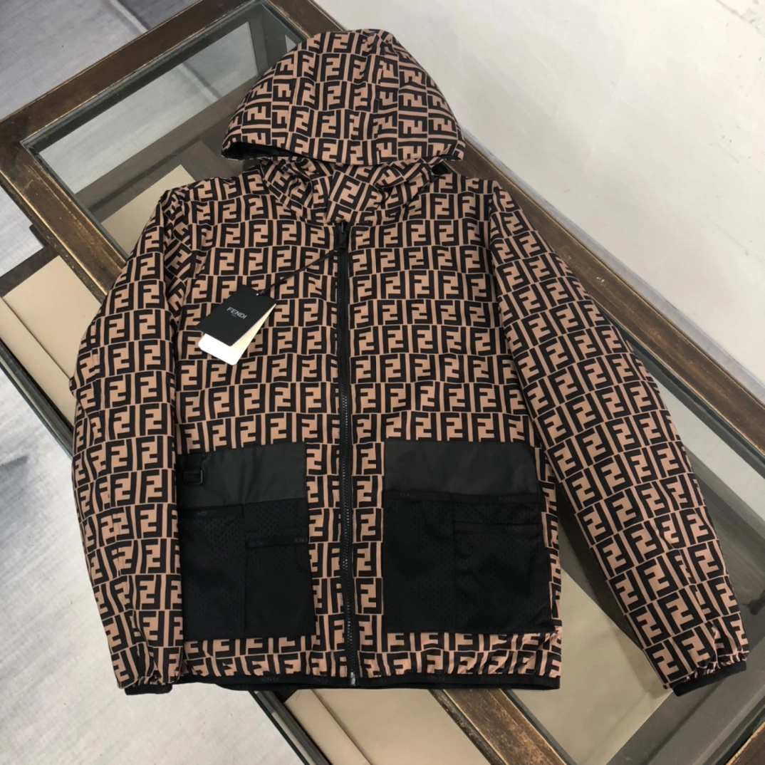 Brand-authenticated Christian Dior Down Jackets