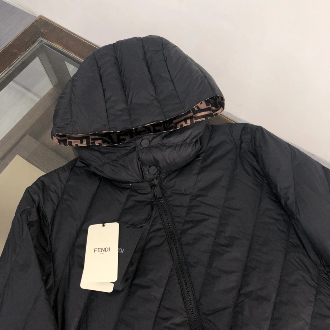 Brand-authenticated Christian Dior Down Jackets