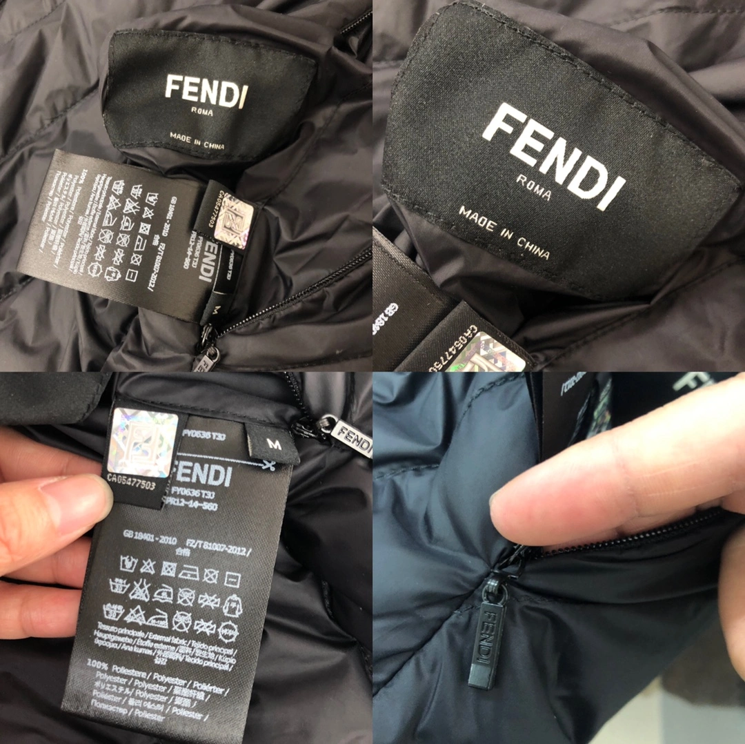 Brand-authenticated Christian Dior Down Jackets