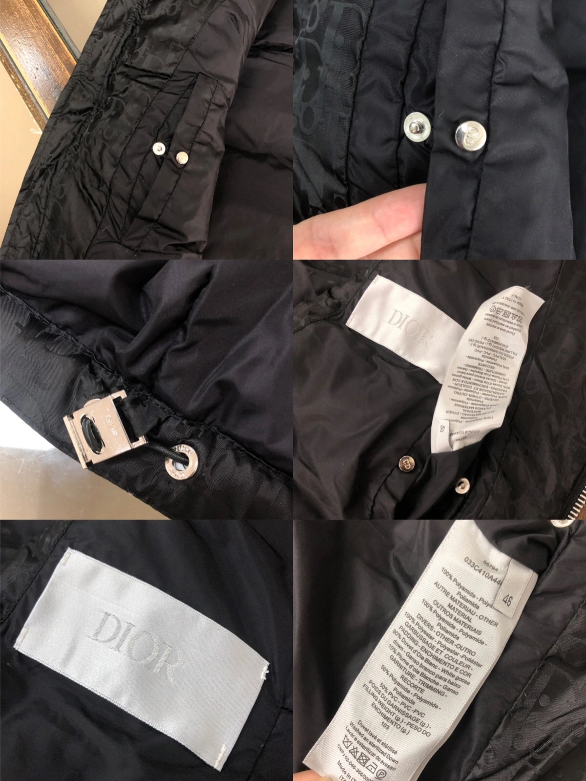 Original Christian Dior Down Jackets