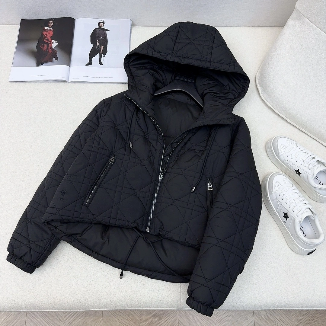 Brand-authenticated Christian Dior Down Jackets