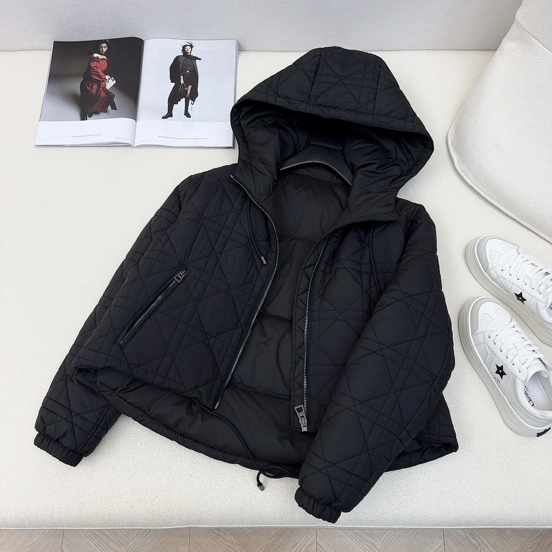 Brand-authenticated Christian Dior Down Jackets