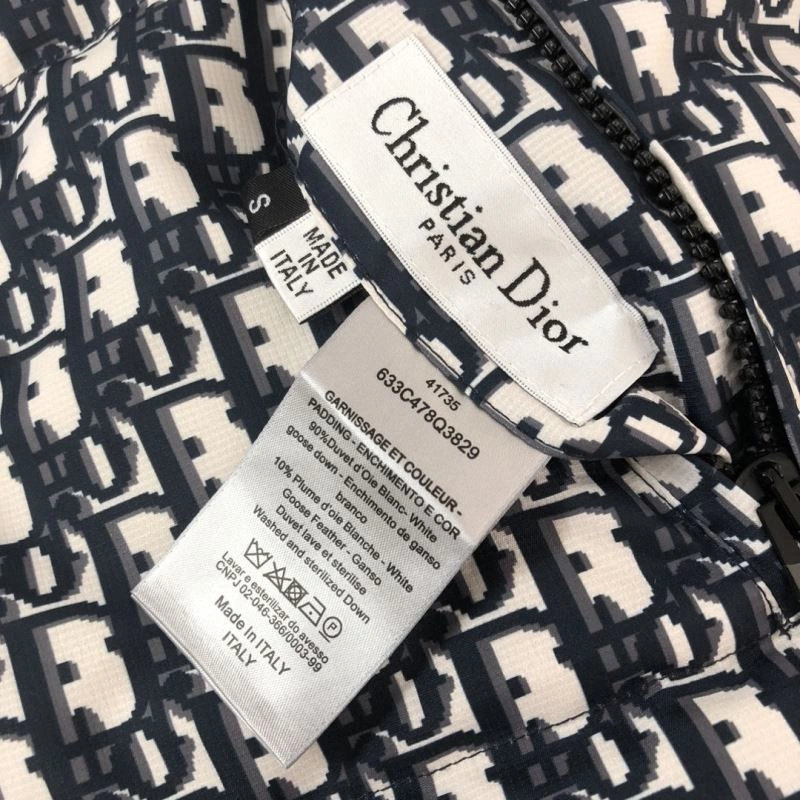 1:1 copy Christian Dior Down Jackets