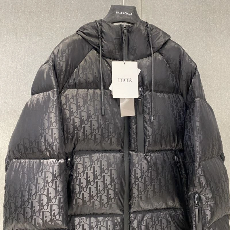 Brand-authenticated Christian Dior Down Jackets