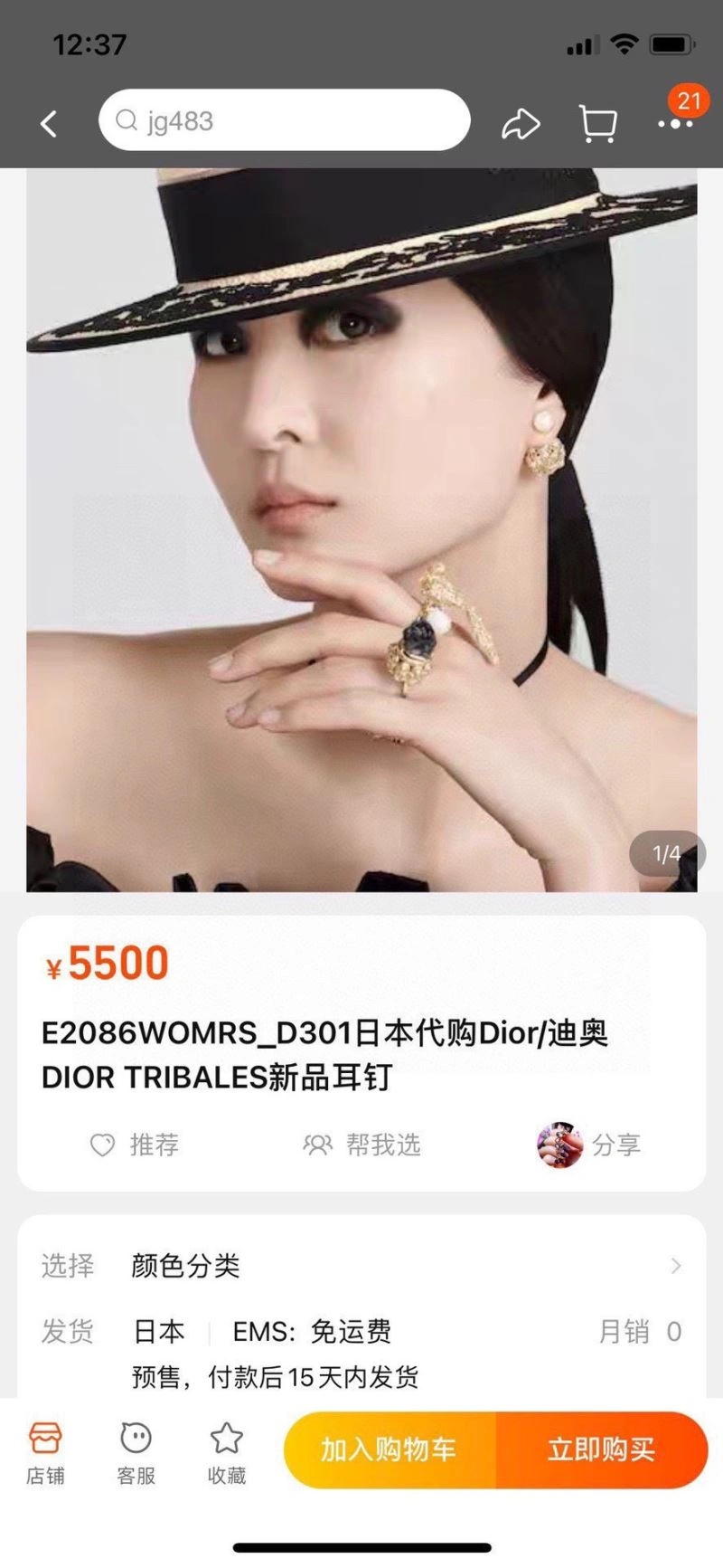 Cut-rate Christian Dior Earrings