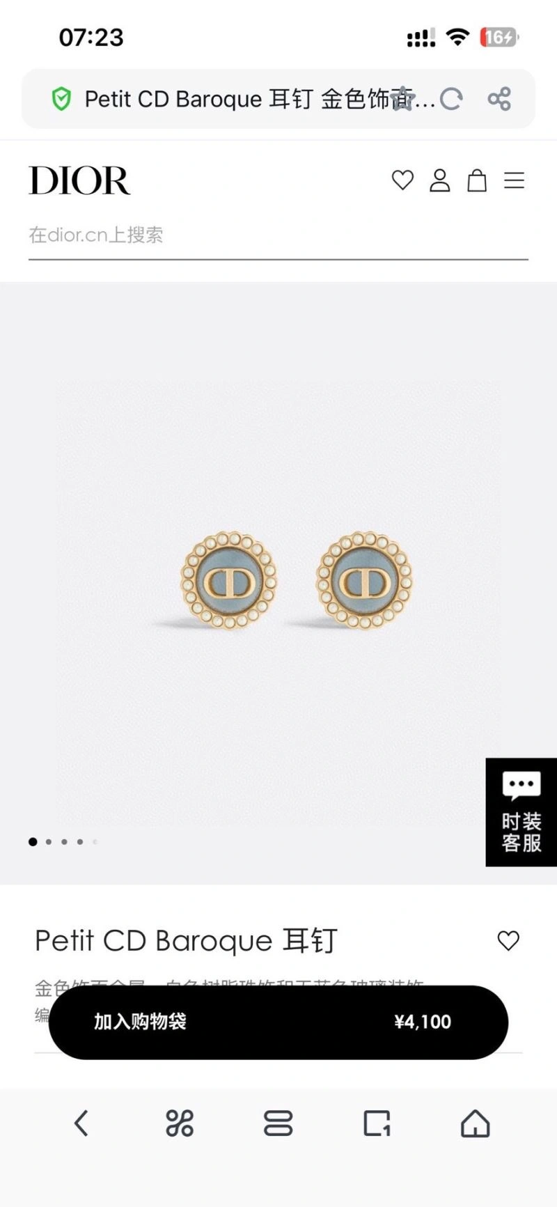 Mirror quality Christian Dior Earrings