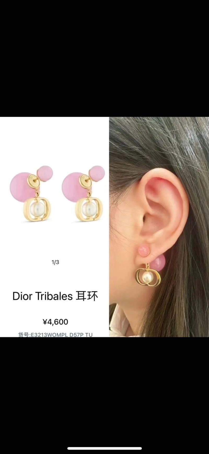 Official Christian Dior Earrings