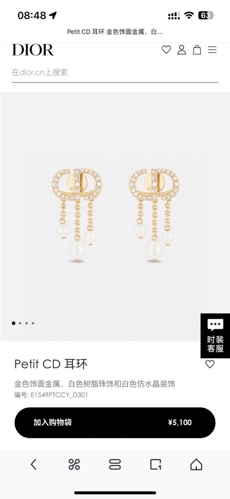 Cut-rate Christian Dior Earrings