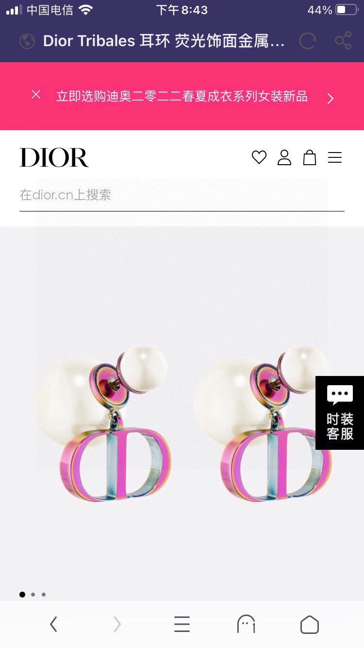 Indistinguishable Christian Dior Earrings