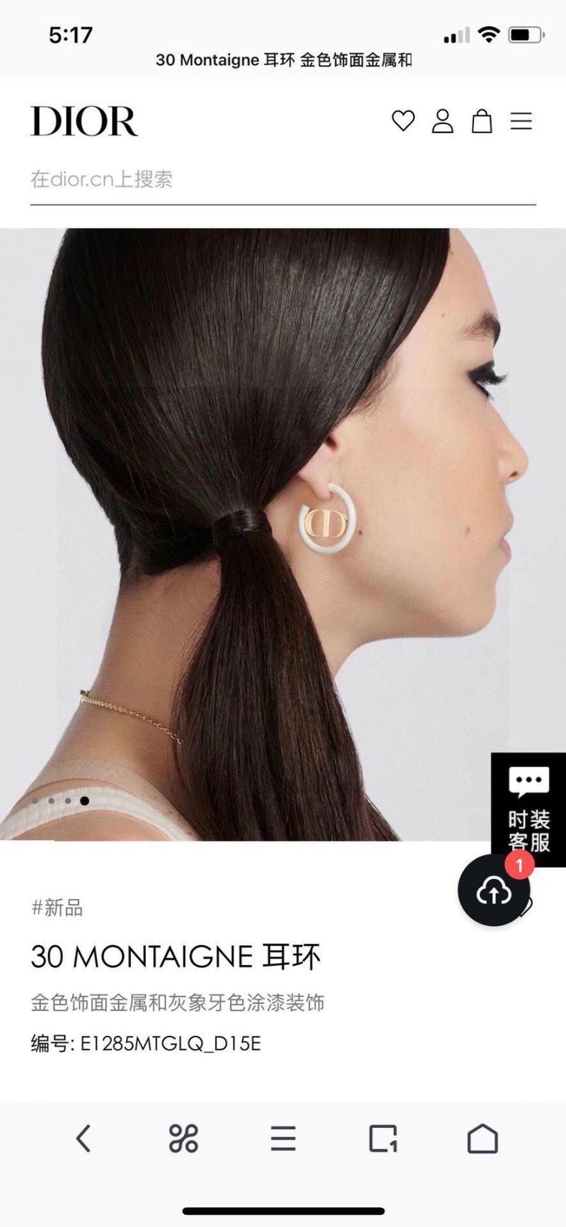 OEM Christian Dior Earrings